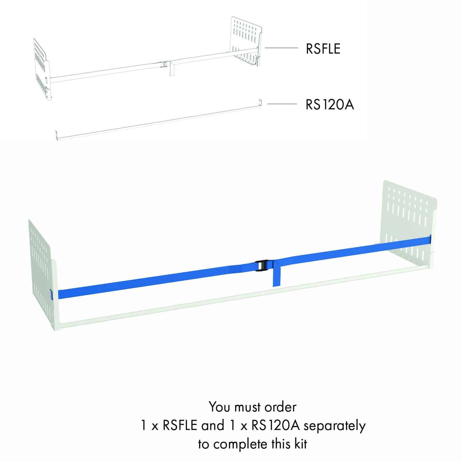 RS840A Storage Floor Enclosure 8-Series